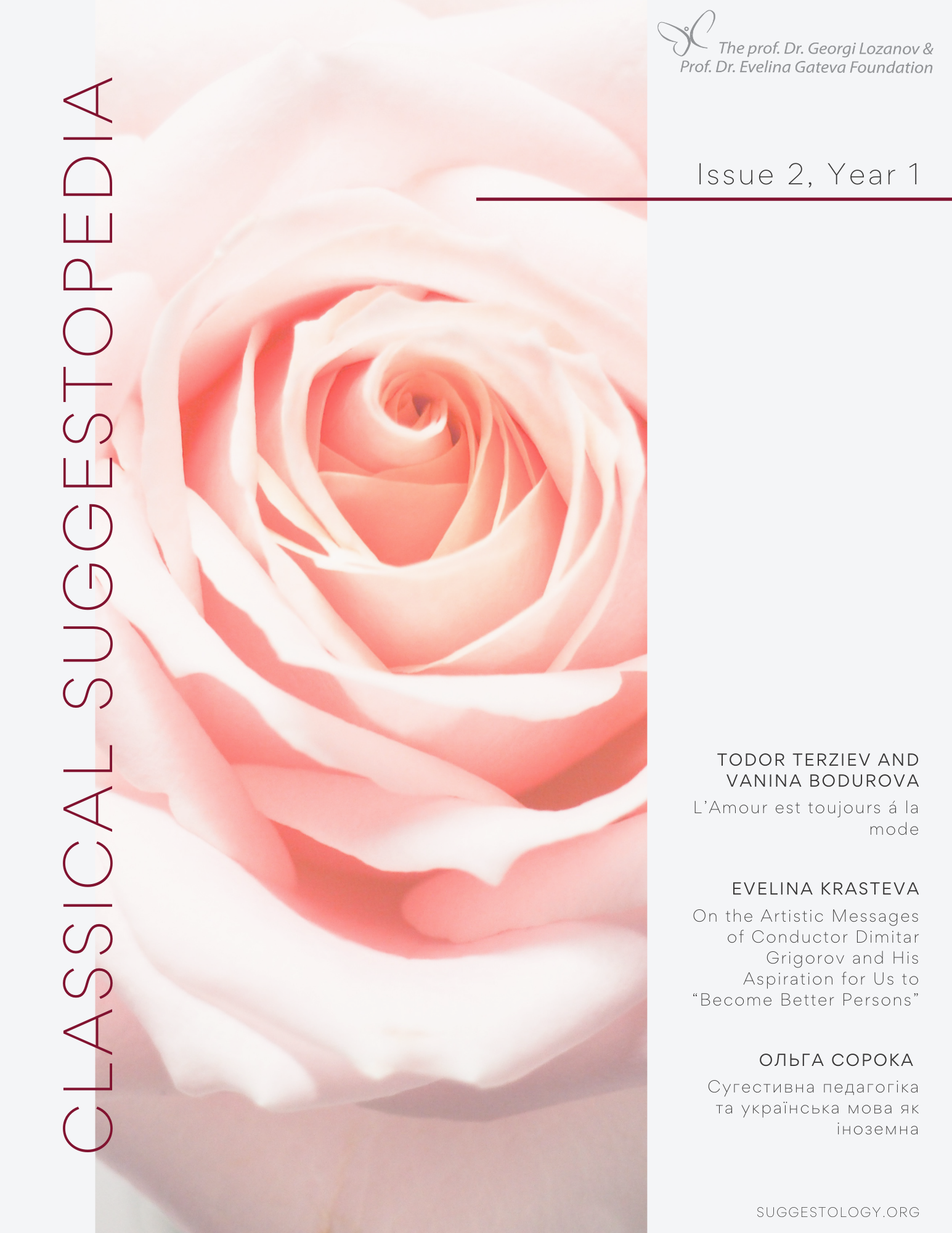 Suggestology.org | Journal of Classical Suggestopedia Issue 2