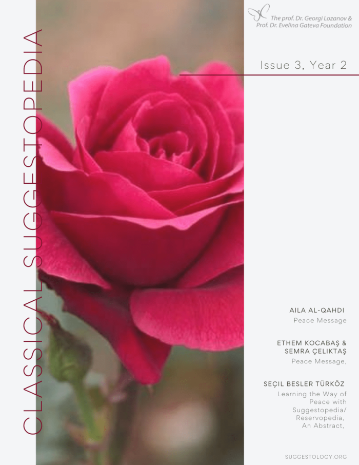 Suggestology.org | Journal of Classical Suggestopedia Issue 3